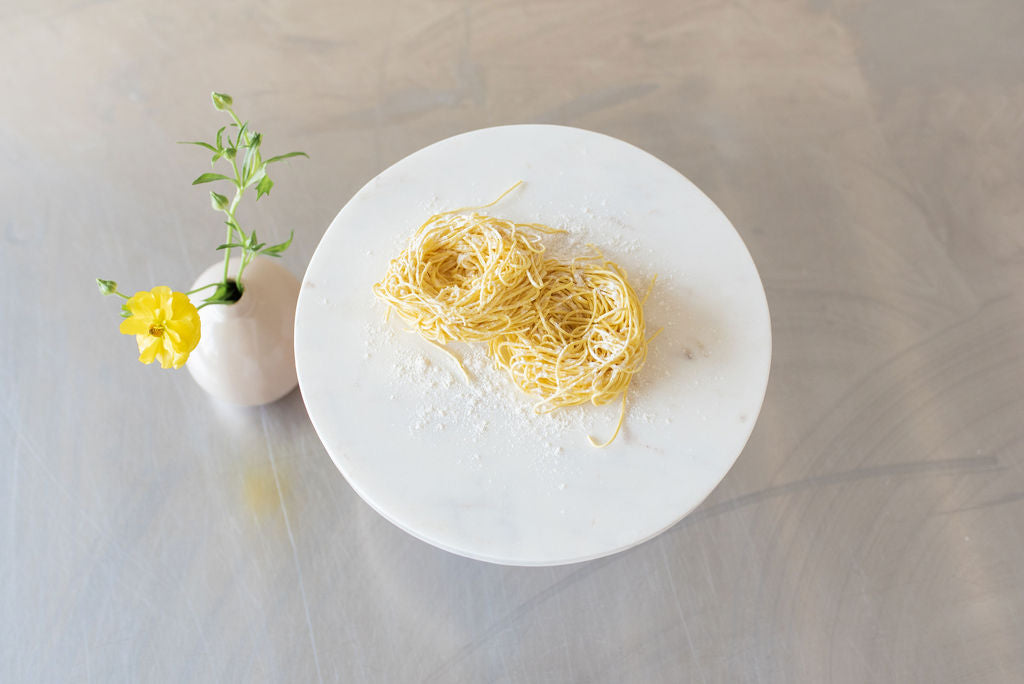 Creating Homemade Spaghettini Pasta with Chef Crystal – Bluum Maison